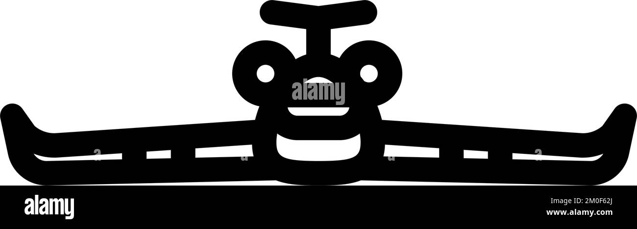 regional jet airplane aircraft line icon vector illustration outerwear ...