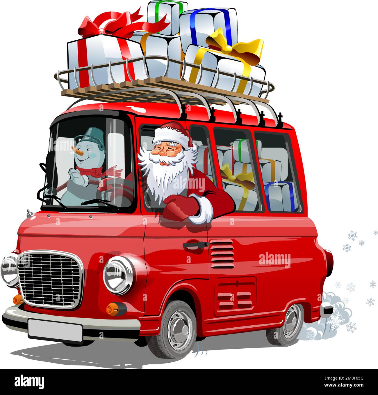 Cartoon delivery cargo van hi-res stock photography and images - Alamy