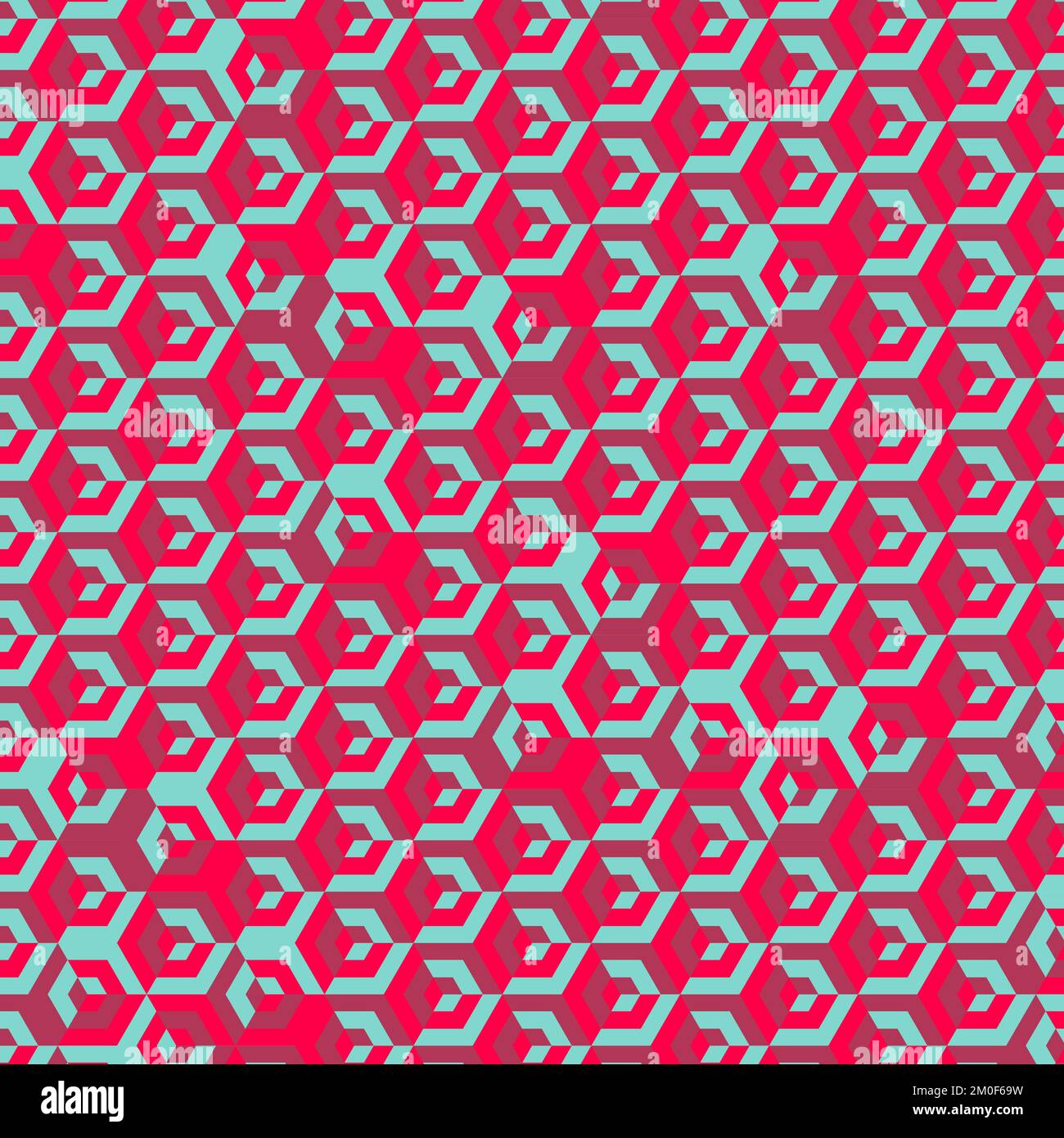 Hexagonal Maze generative pattern illustration Stock Vector Image & Art ...