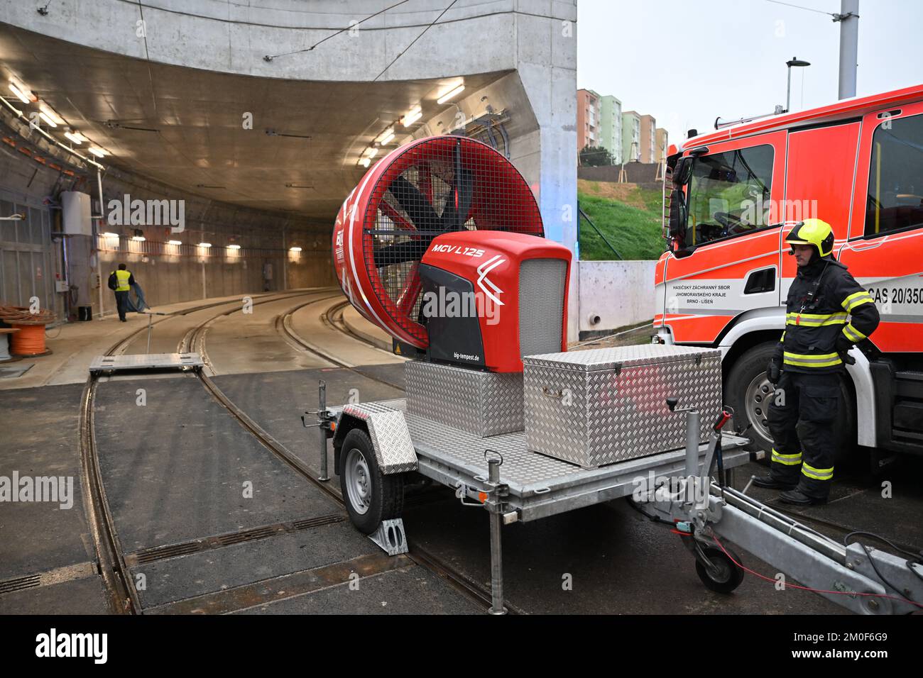Brno, Czech Republic. 06th Dec, 2022. Exercise of IZS forces in the new ...