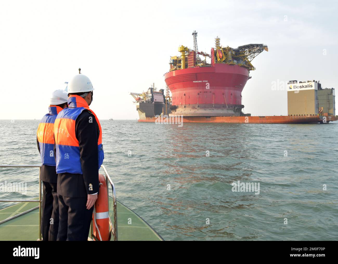 The largest cylinder type floating production, storage and unloading ...