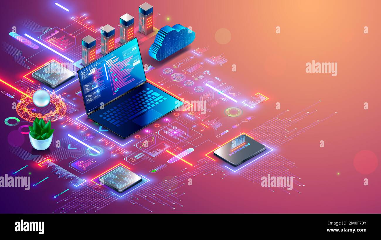 Cloud vpn background Stock Vector Images - Alamy