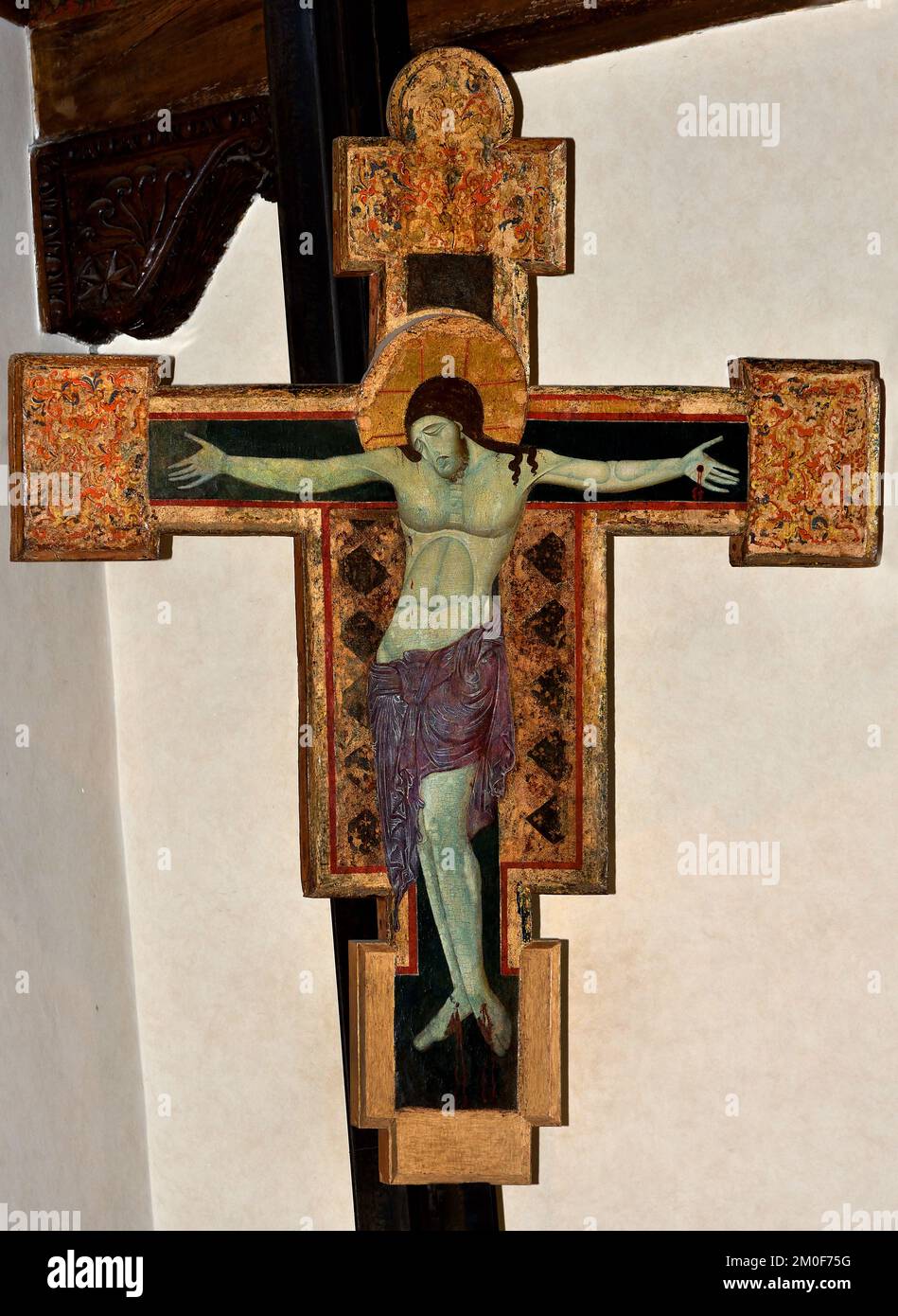 Painted cross by Master of the Baltimore Bible - 13th century ...