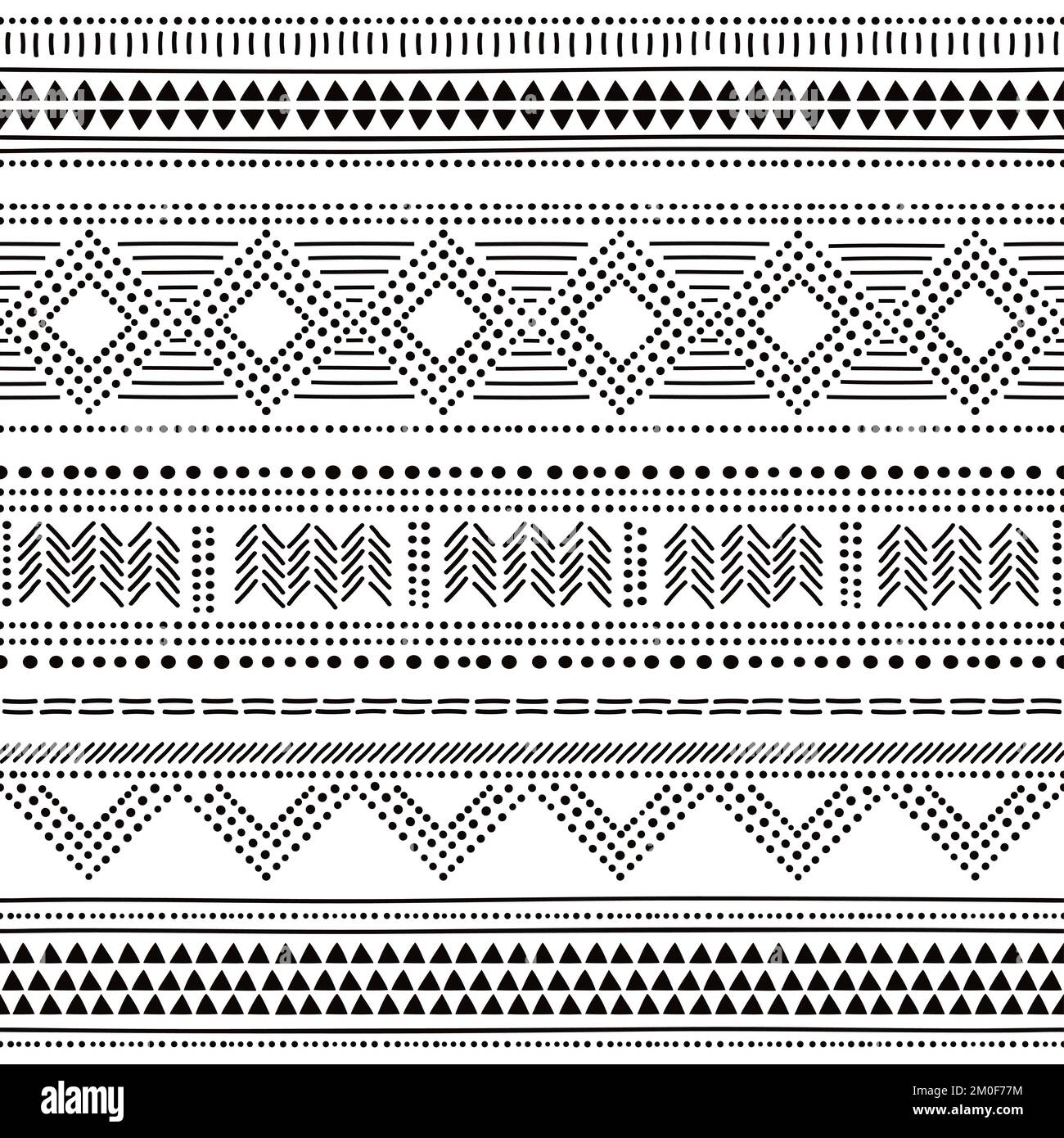 Prehistoric vase inspired vector seamless geometric pattern pattern ...