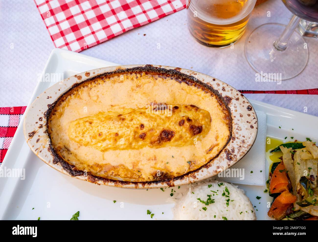 Quenelle, speciality of Lyon, oval-shaped dumplings filled with pike ...