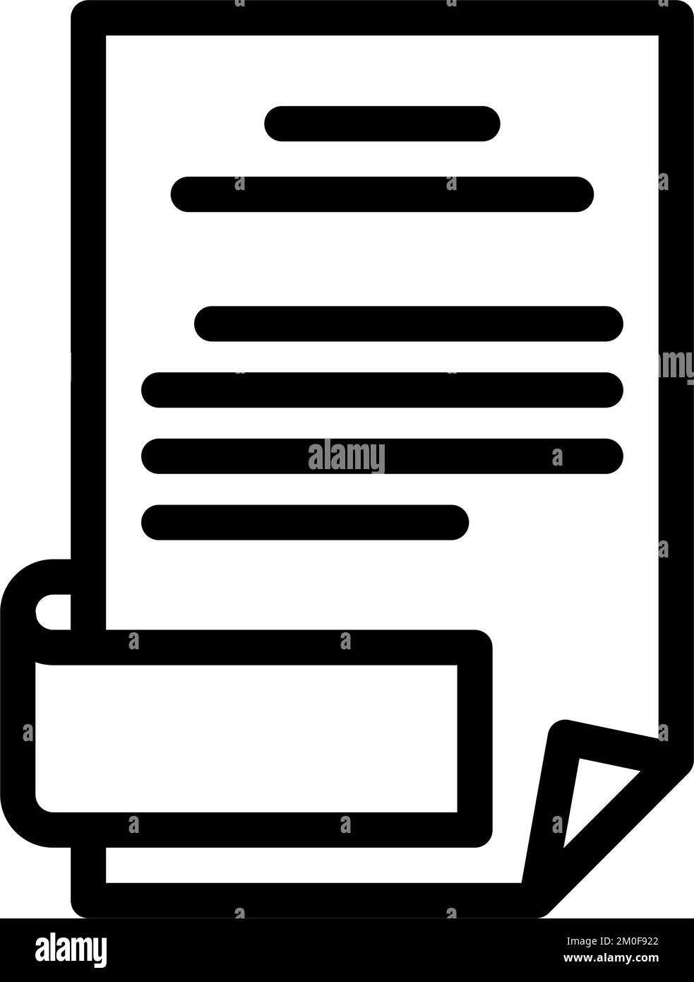 open folder line icon vector illustration Stock Vector Image & Art - Alamy