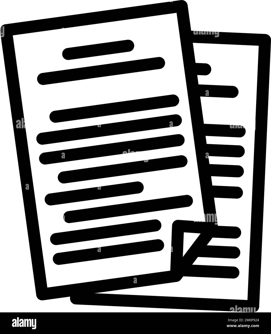 office folder line icon vector illustration Stock Vector Image & Art ...