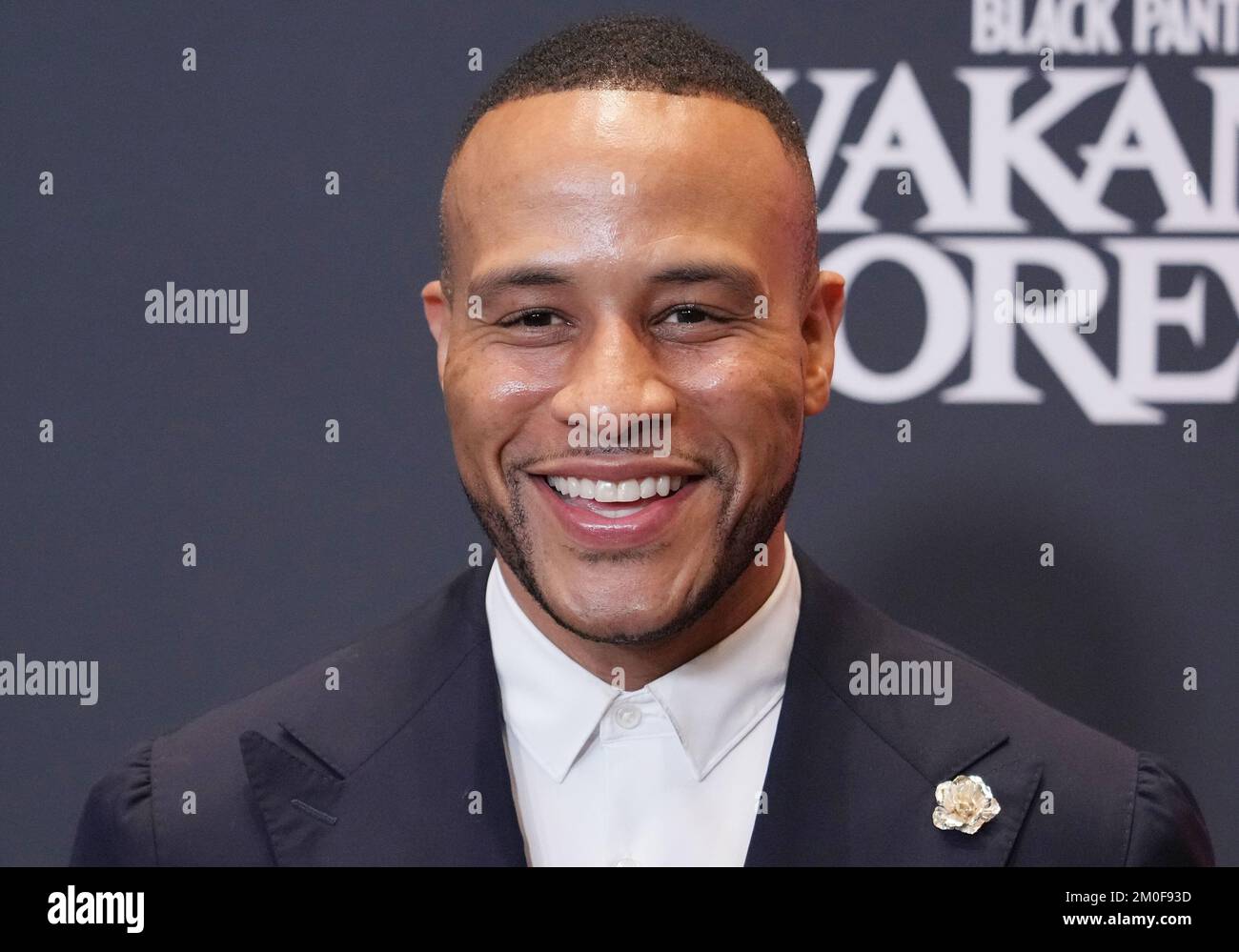 Los Angeles, CA on Monday, ?December 5, 2022. Devon Franklin arrives at ...