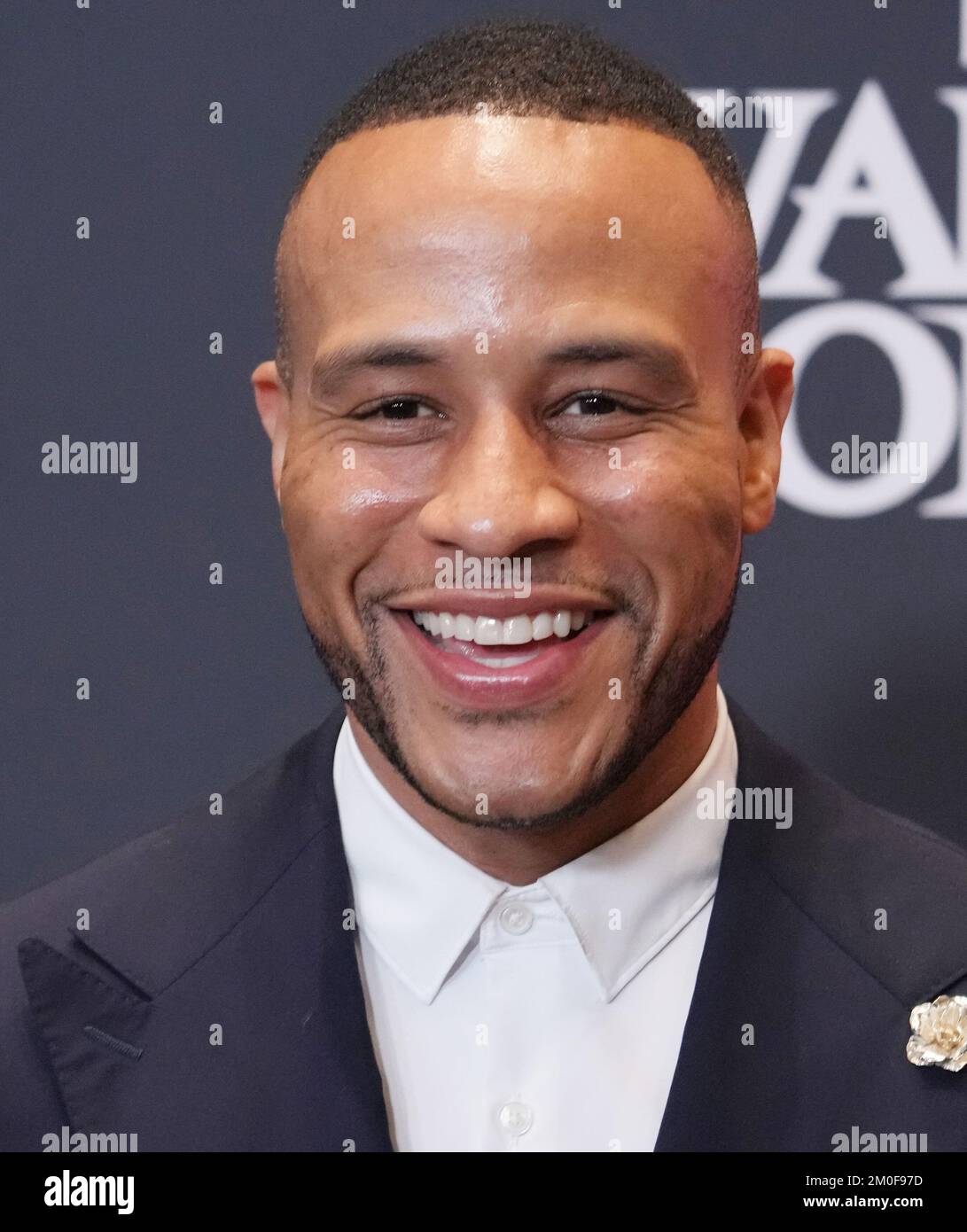Los Angeles, CA on Monday, ?December 5, 2022. Devon Franklin arrives at ...