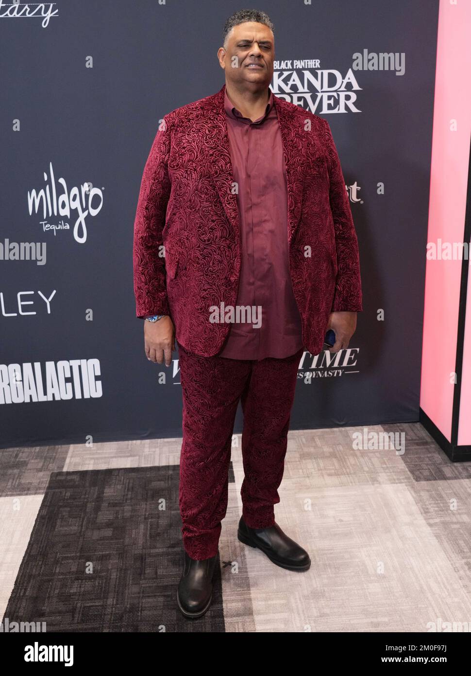 Los Angeles, CA on Monday, ?December 5, 2022. Rodney Barnes arrives at ...