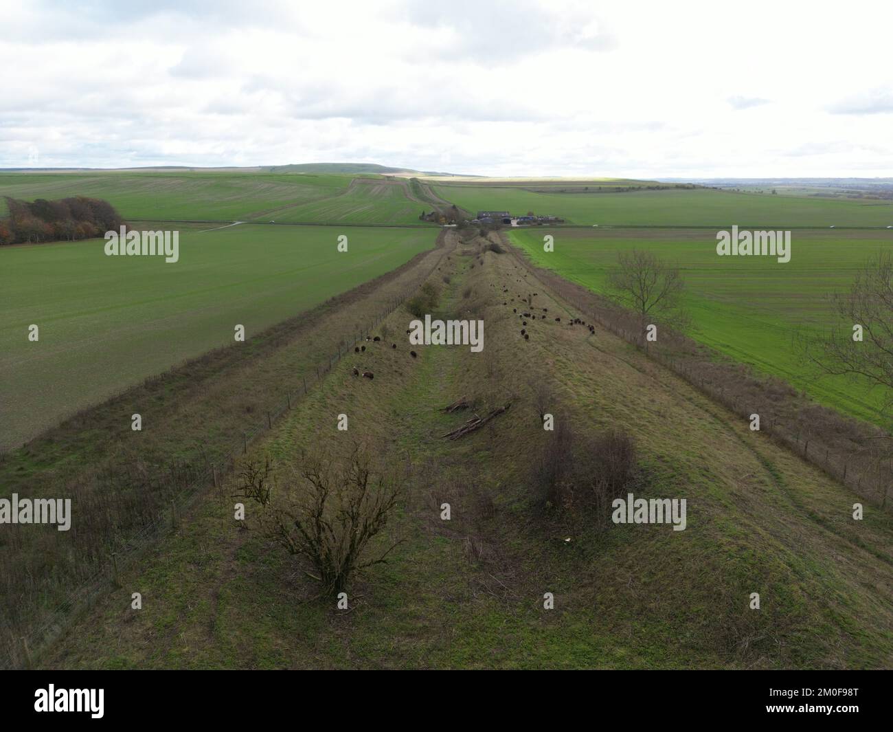 Linear earthworks hi-res stock photography and images - Alamy