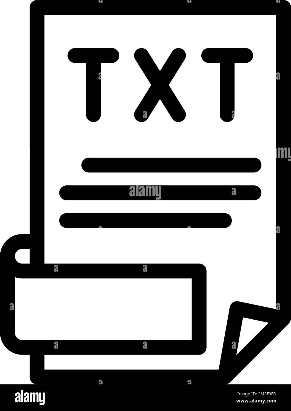 portfolio folder line icon vector illustration Stock Vector Image & Art ...