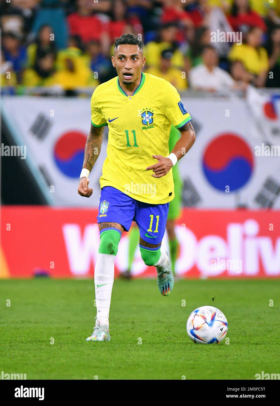 Football World Cup 2022, Qatar, Stadium 974; Brasil vs South Korea ...