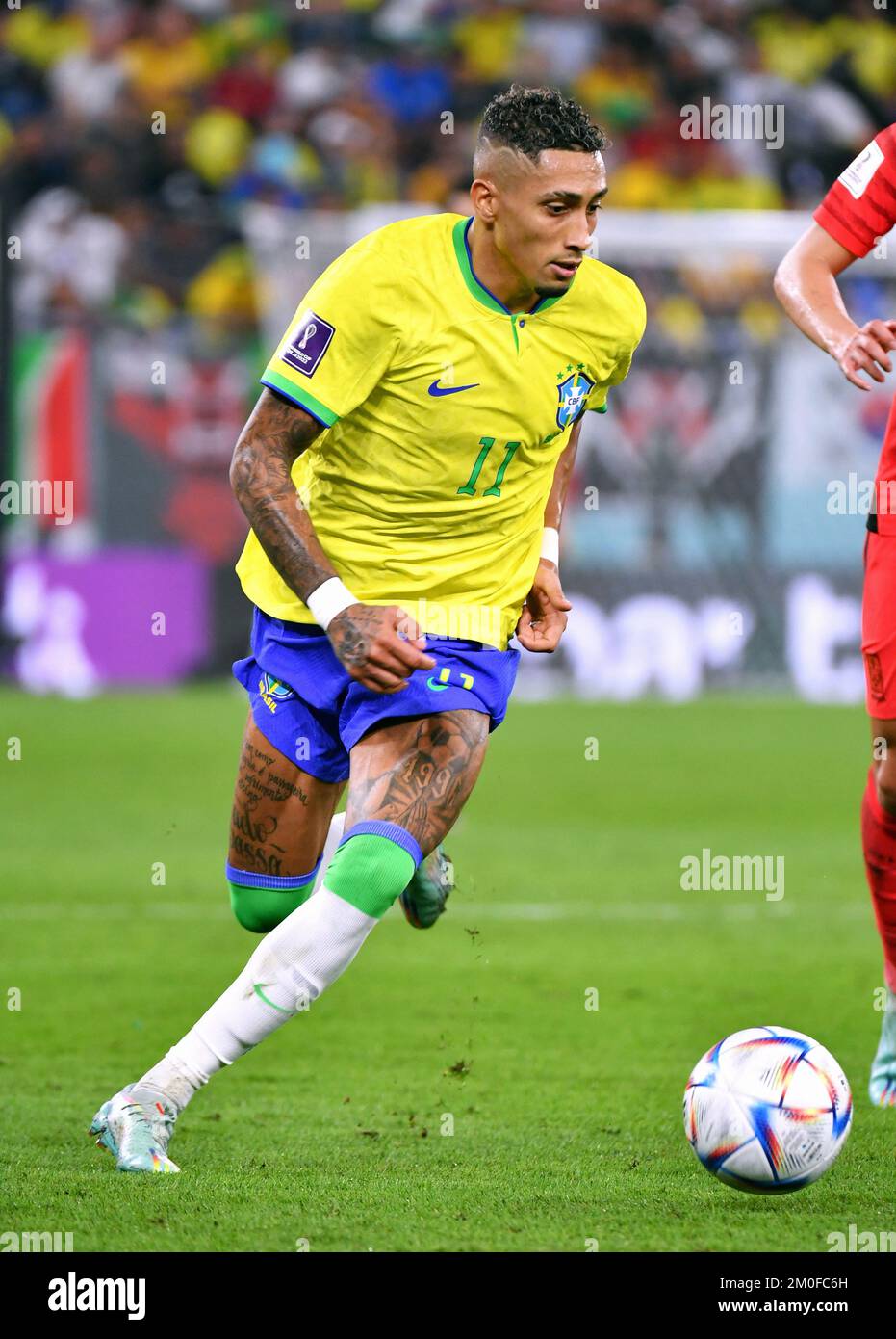 Football World Cup 2022, Qatar, Stadium 974; Brasil vs South Korea ...