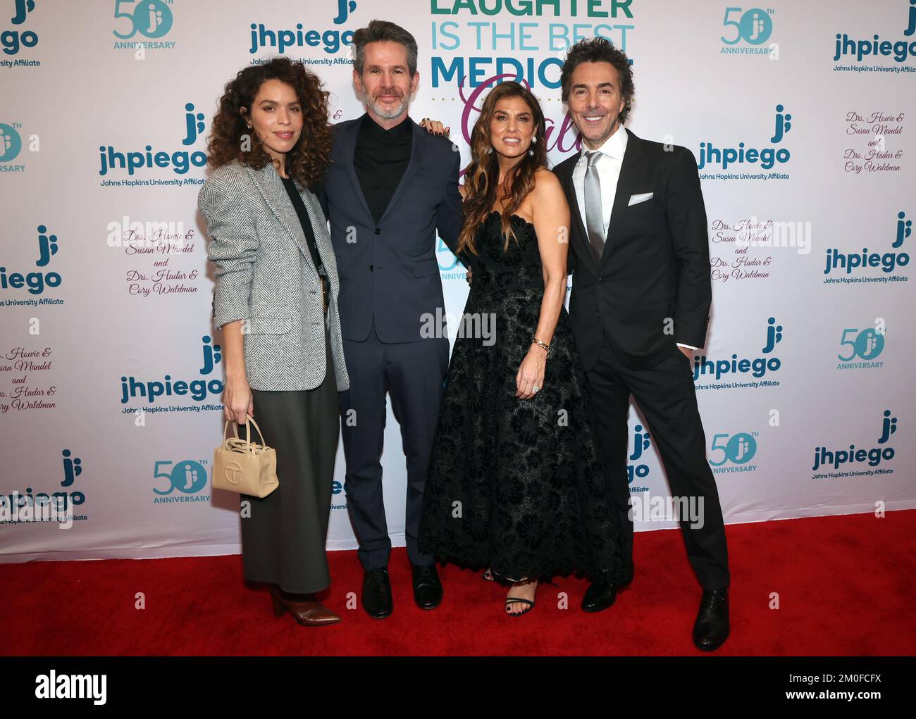 5 December 2022 -Beverly Hills, California - Simon Kinberg, Serena Levy ...