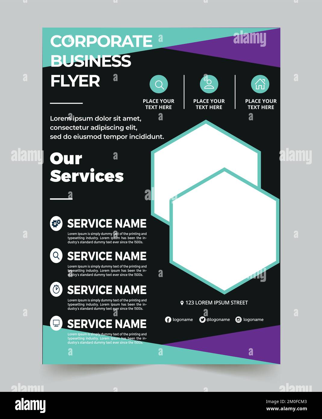 banner design for print advertisement with cmyk color and print ready ...