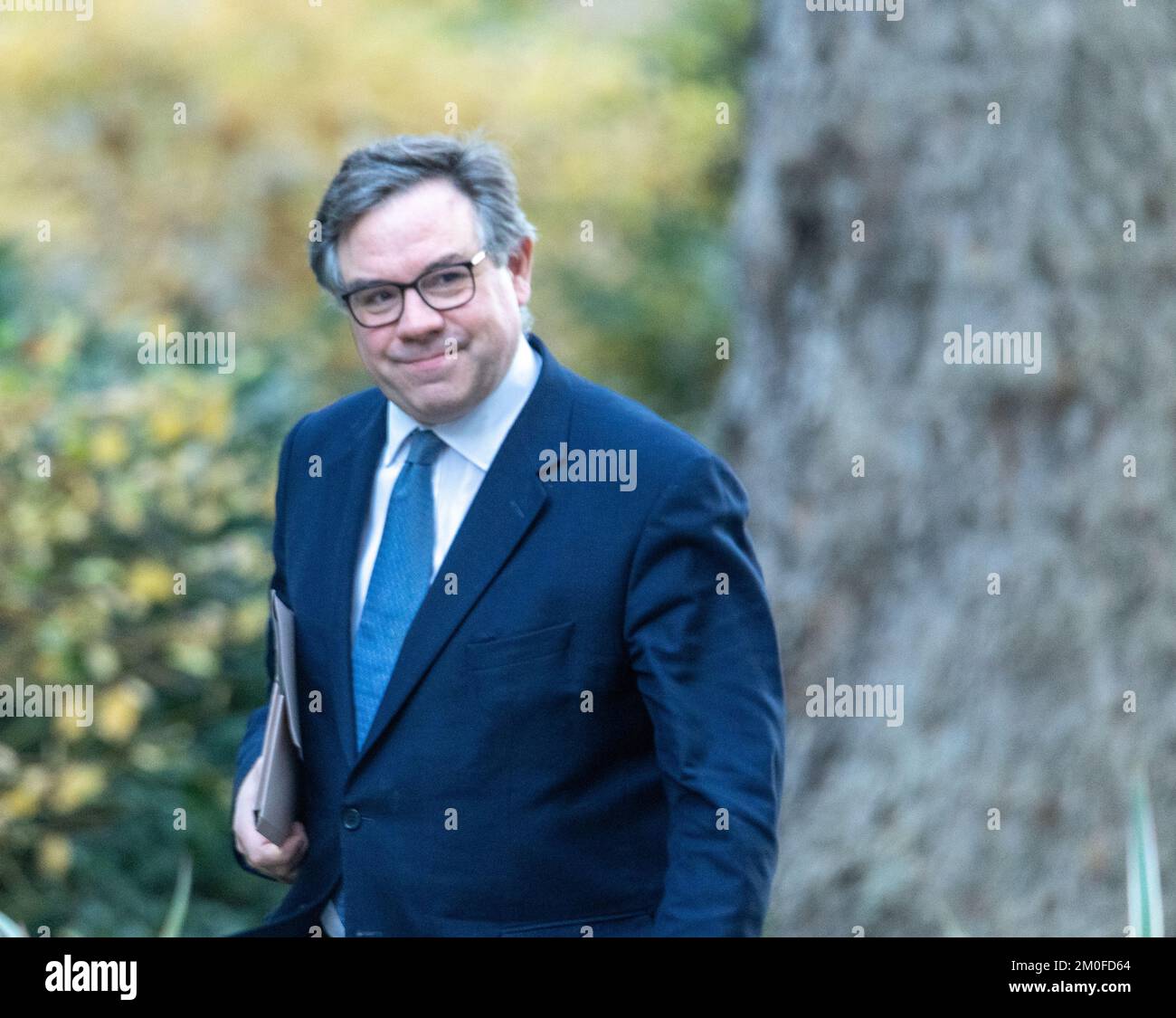 London, UK. 06th Dec, 2022. Jeremy Quinn, Paymaster General, arrives at ...