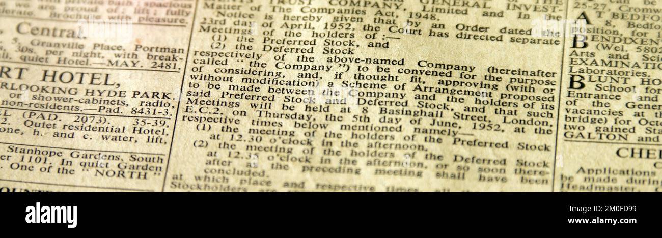 Old times newspaper hi-res stock photography and images - Alamy