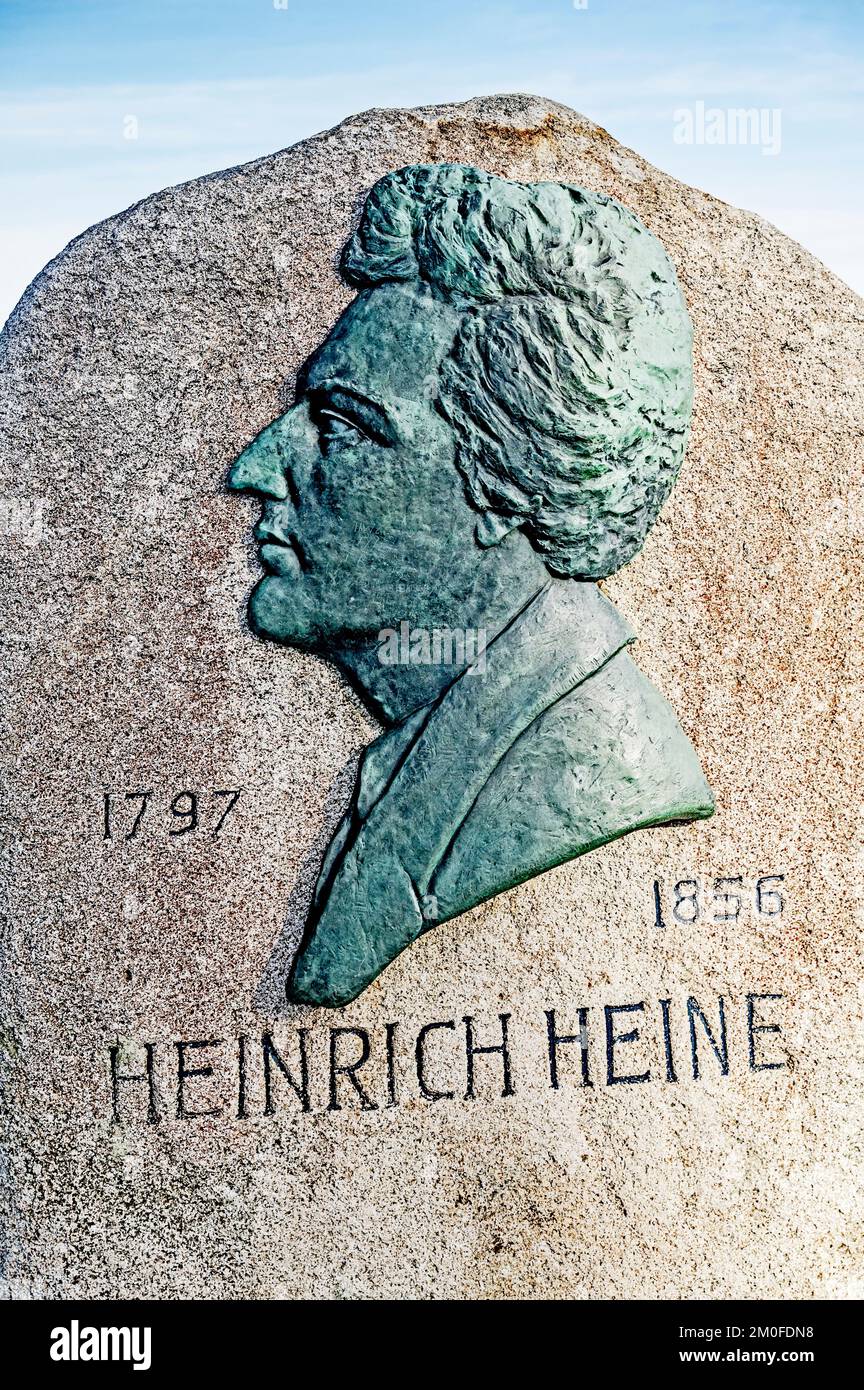 Heinrich Heine Denkmal, Brocken, Harz Germany Stock Photo - Alamy