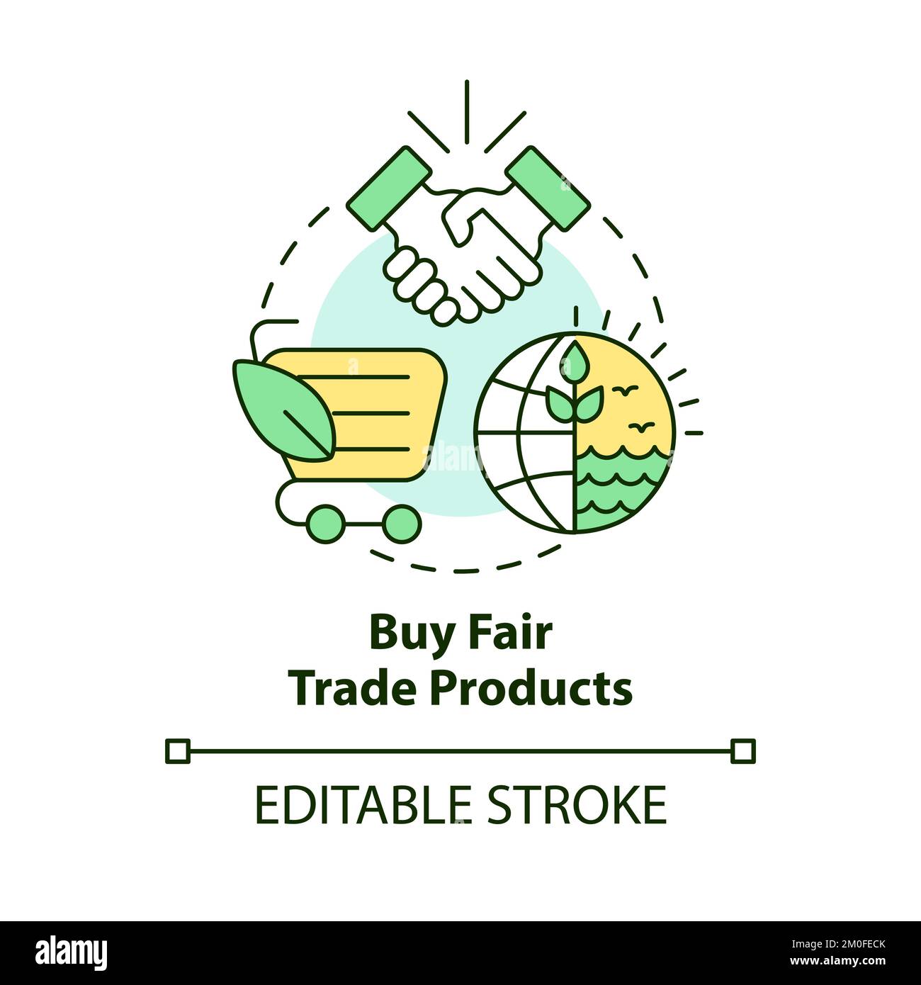 Fair trade products Stock Vector Images - Alamy