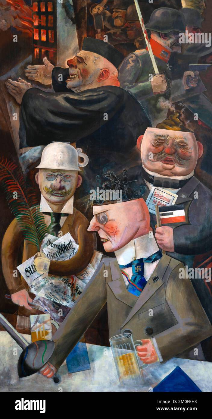 Pillars of Society, George Grosz, 1926, Berlin Neue Nationalgalerie ...