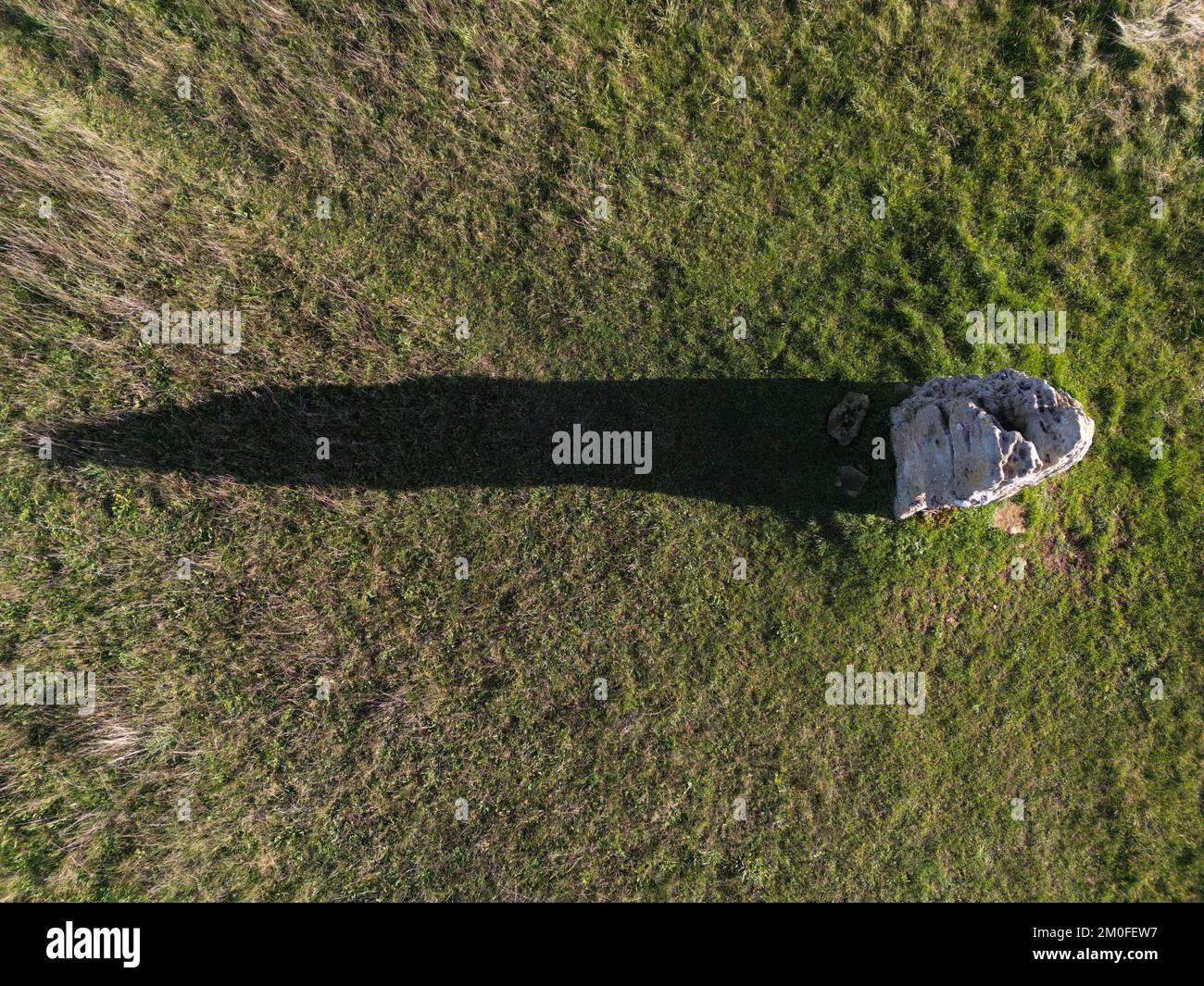 The Hawkstone neolithic ancient standing stone. Dean. Cotswolds ...