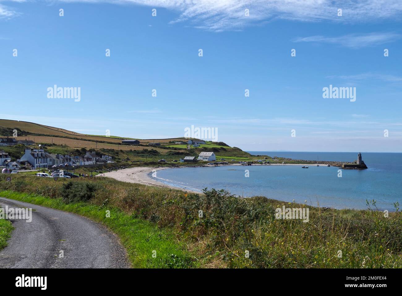the remote village of Port Logan,Rhins of Galloway, Dumfries and ...