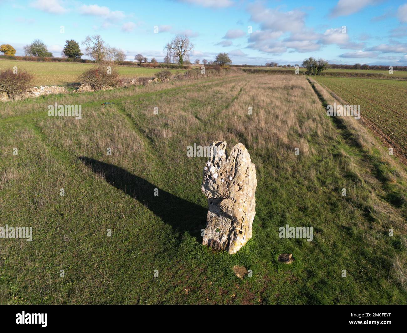 The Hawkstone neolithic ancient standing stone. Dean. Cotswolds ...