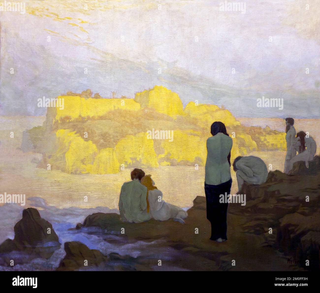 The Golden Island, The Golden Isle, Georg Kolbe, 1898, Berlin Neue ...