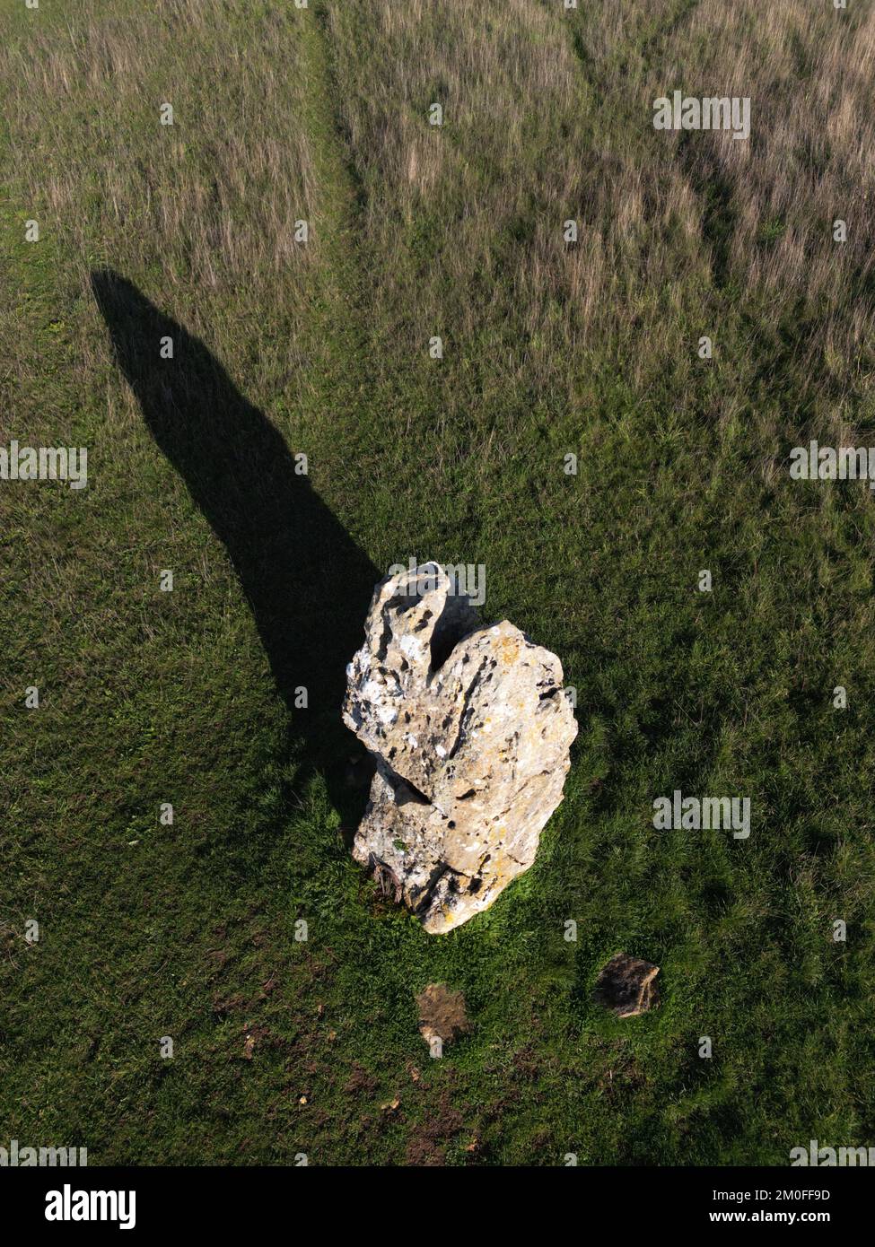 The Hawkstone neolithic ancient standing stone. Dean. Cotswolds ...
