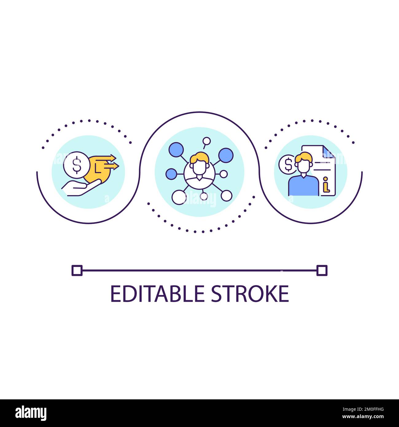 Millennial circle Stock Vector Images - Alamy