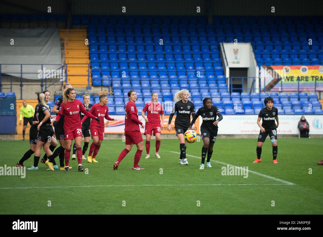 WSL Liverpool v West Ham at Prenton Park Birkenhead, Liverpool (Terry ...
