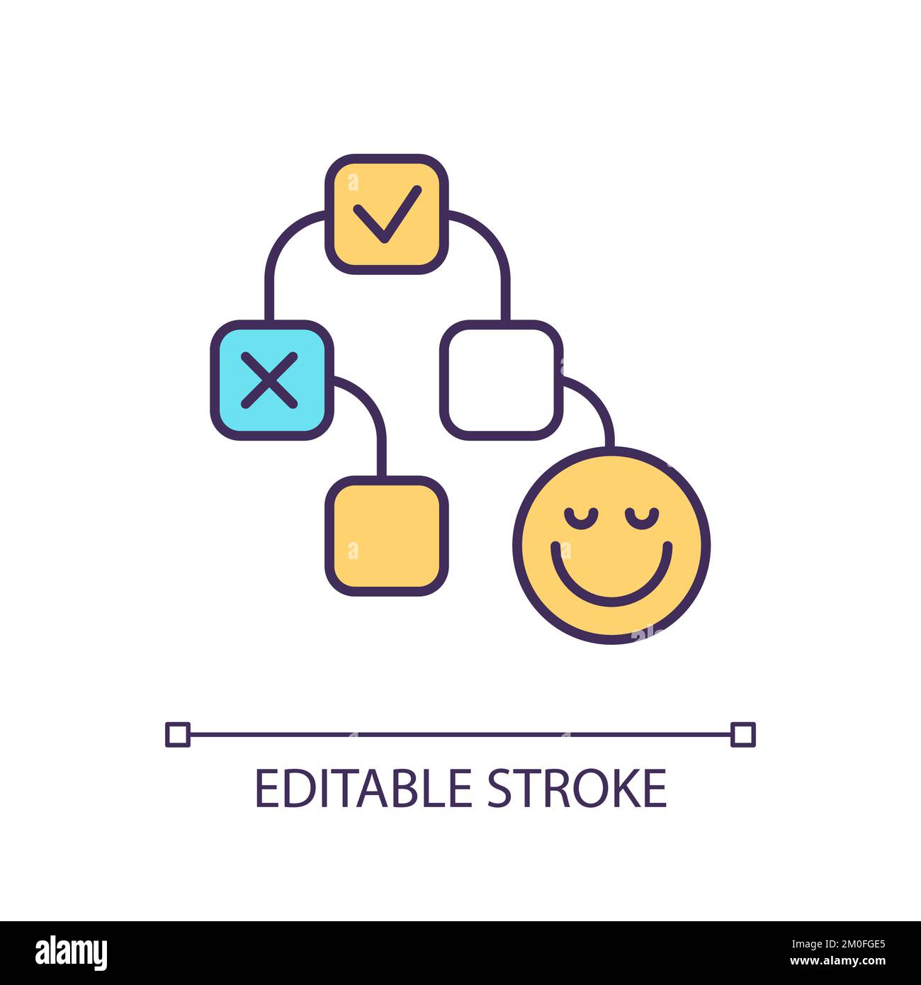 Brain blocking RGB color icon Stock Vector Image & Art - Alamy