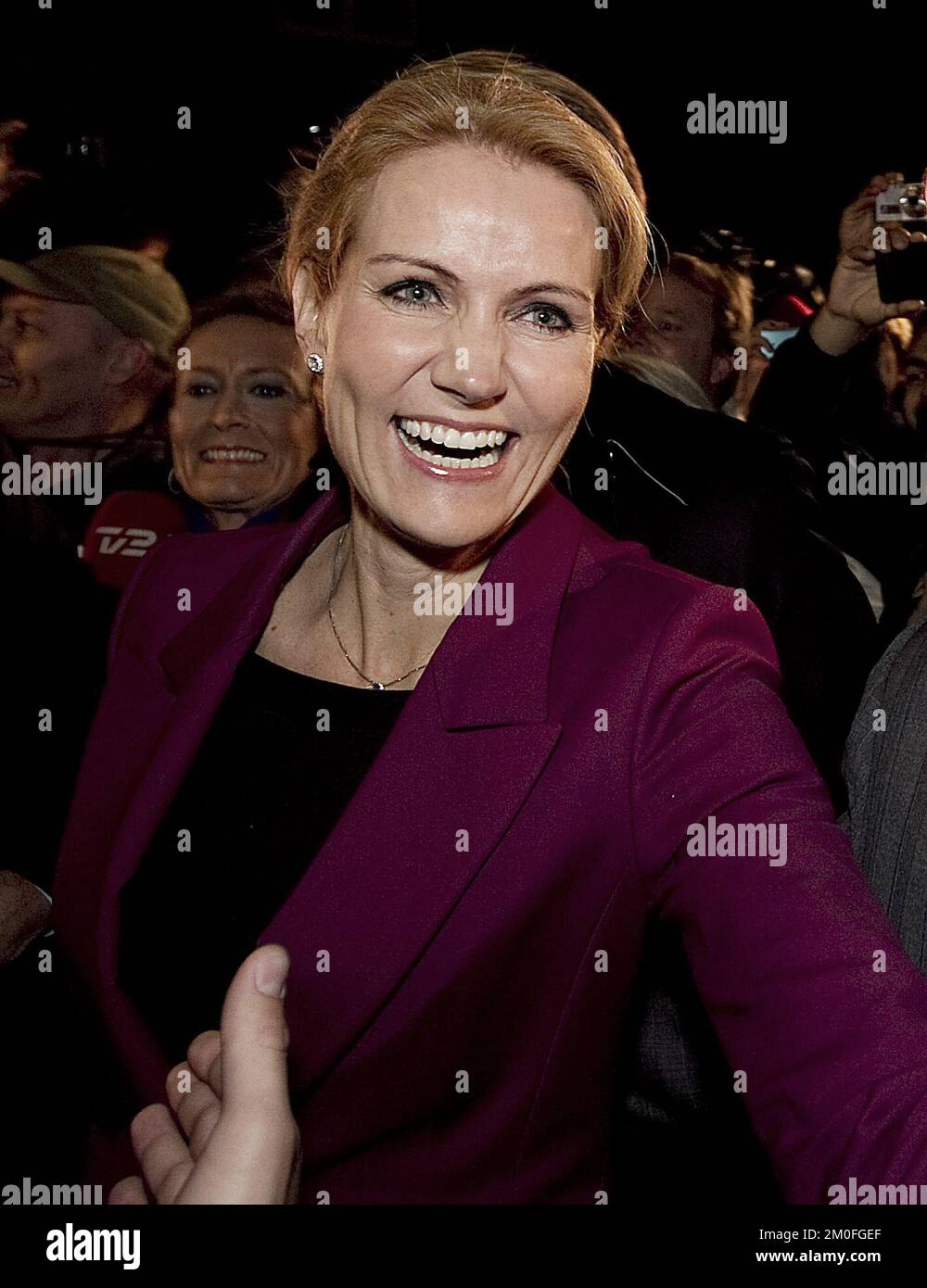 Helle Thorning-Schmidt, the newly elected Danish Prime Minister ...