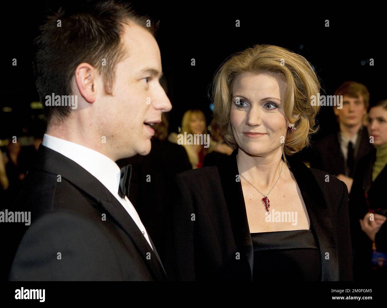 Helle Thorning-Schmidt and mand Stephen Kinnock attend a premiere in ...