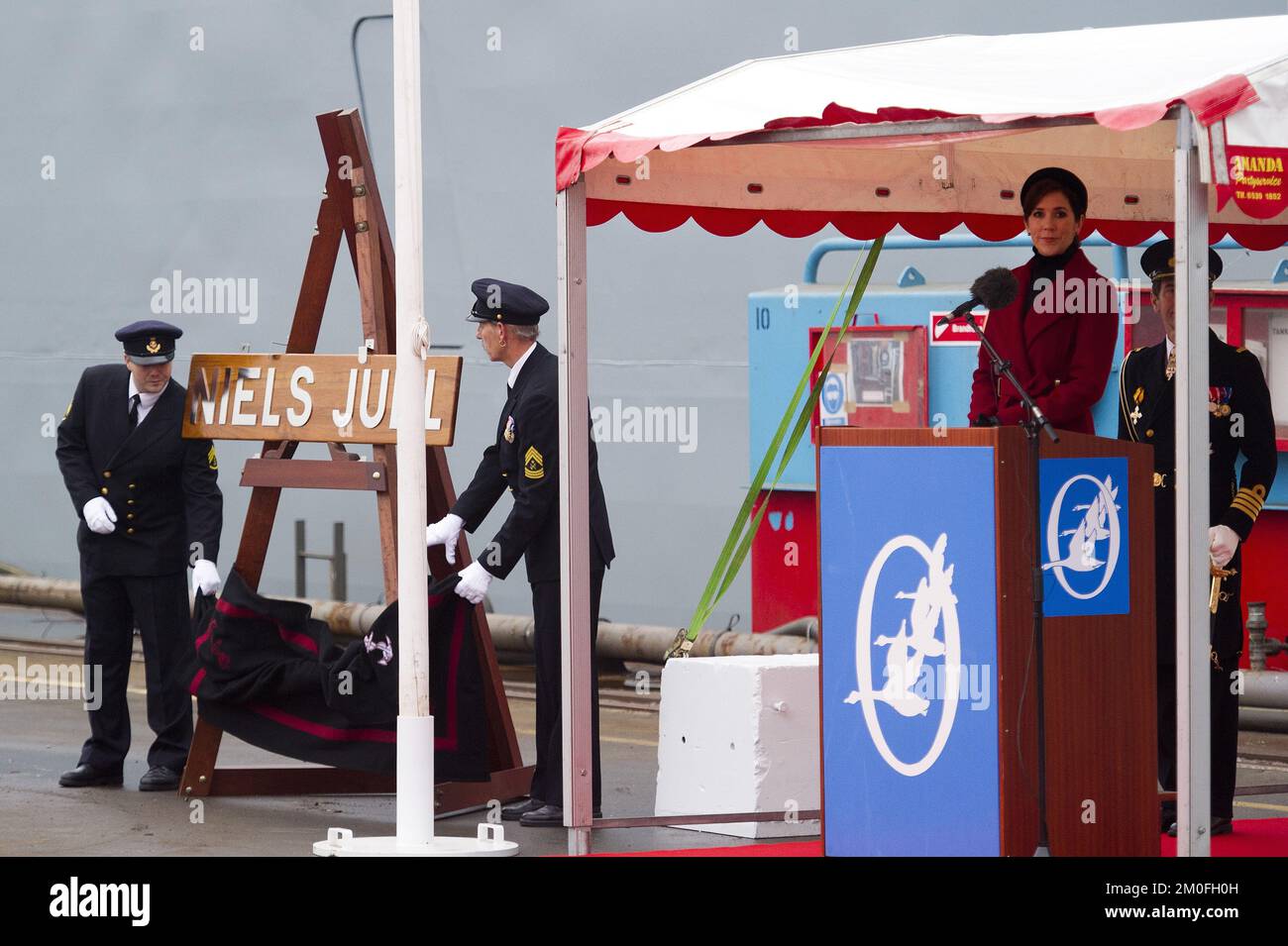 POLFOTO 07/11/2011 Crown Princess Mary christened today Monday 7th. of ...