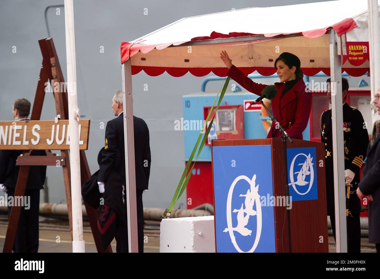 POLFOTO 07/11/2011 Crown Princess Mary christened today Monday 7th. of ...