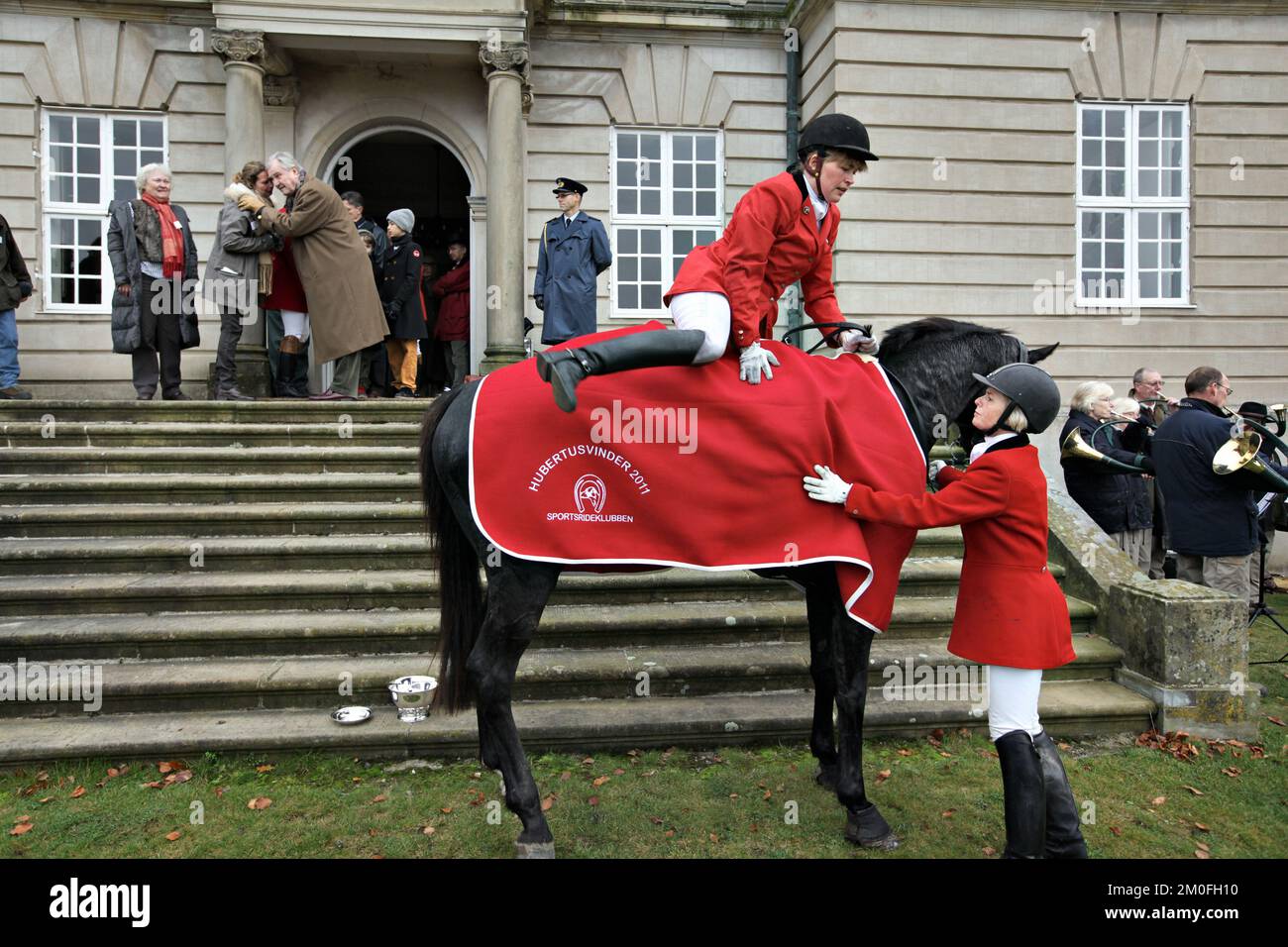 The annual Hubertus Hunt (Fox Hunt) took place in 'Dyrehaven' north of ...