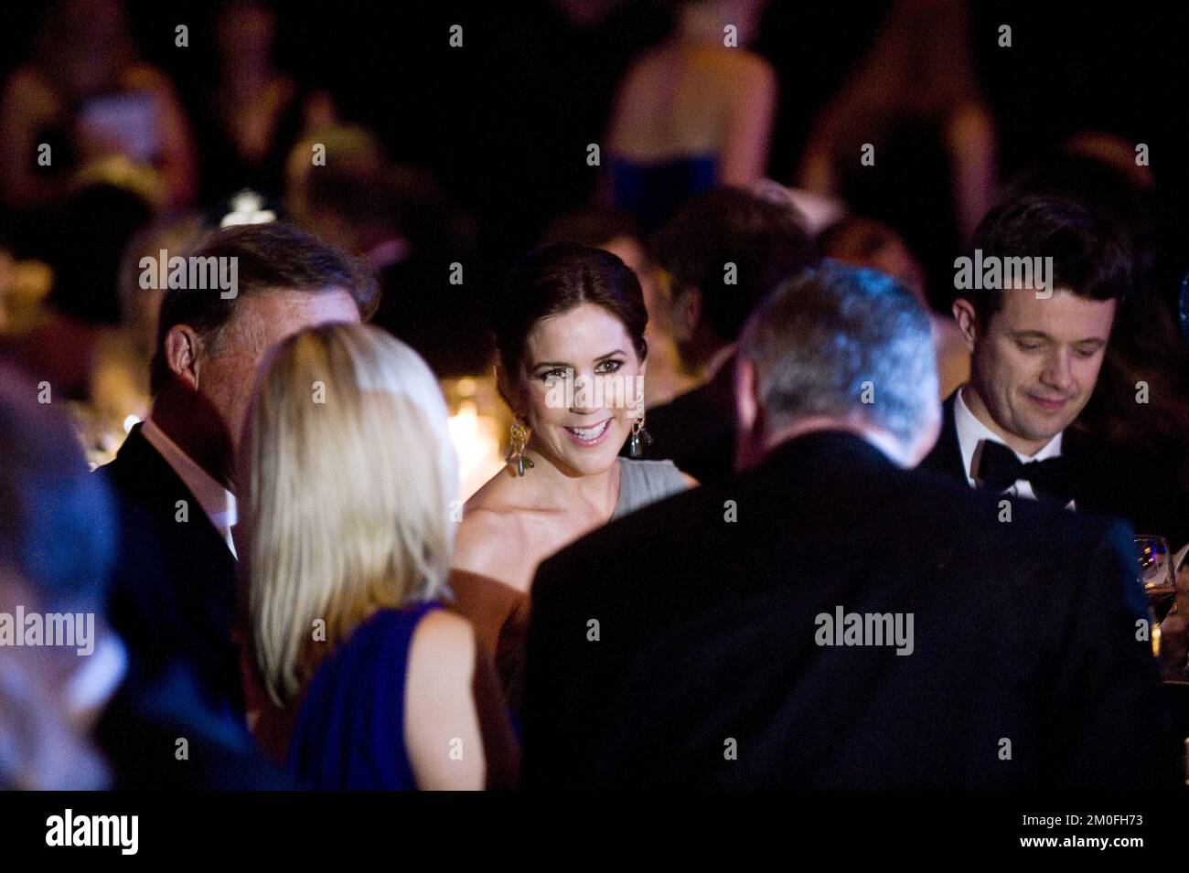 Crown Prince Frederik and Crown Princess Mary attended the Starry ...