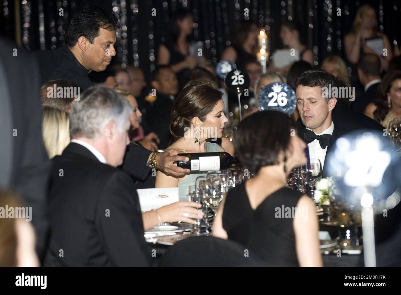 Crown Prince Frederik and Crown Princess Mary attended the Starry ...