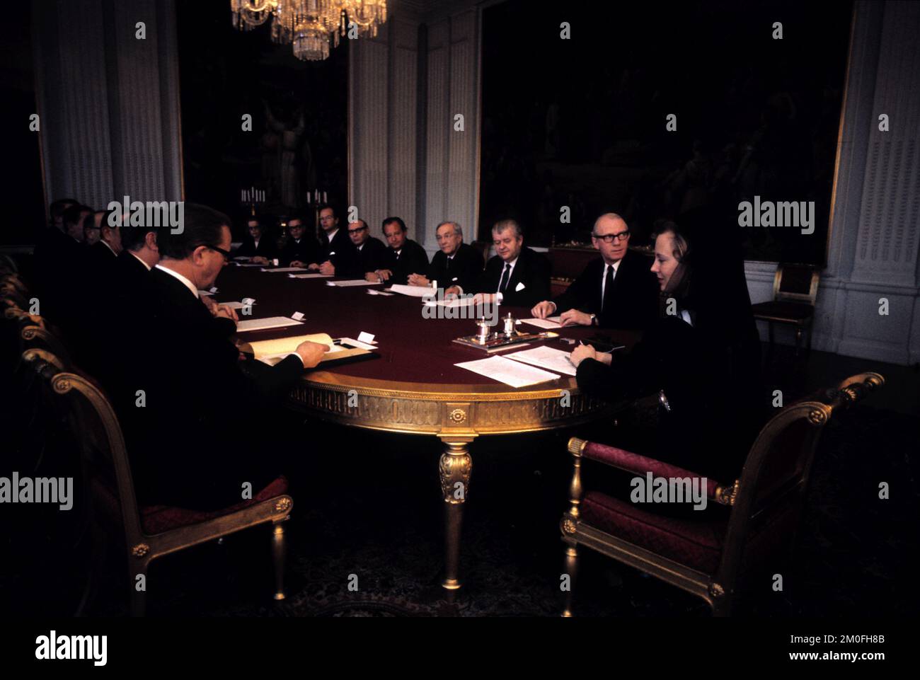 Princess Margrethe of Denmark before her proclamation as Queen ...