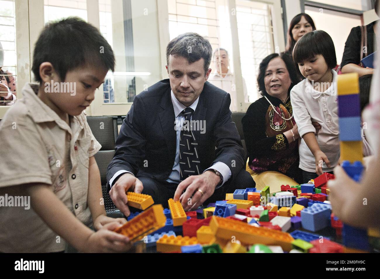 On November 28 th , Danish Crown Prince Frederik visited and gave LEGO ...