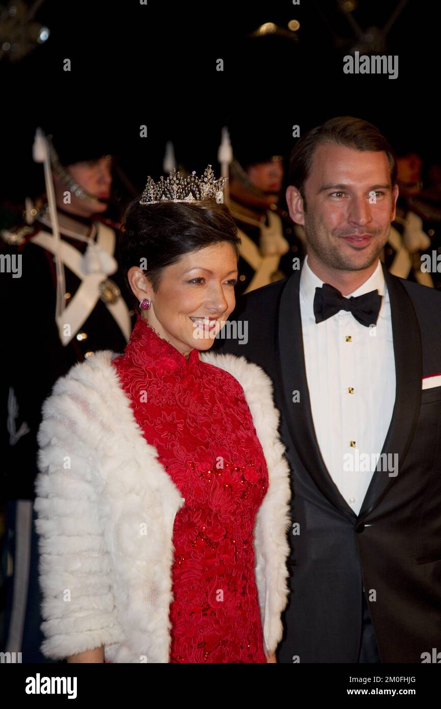 The Danish Royal family attend a gala concert Saturday January 14th ...