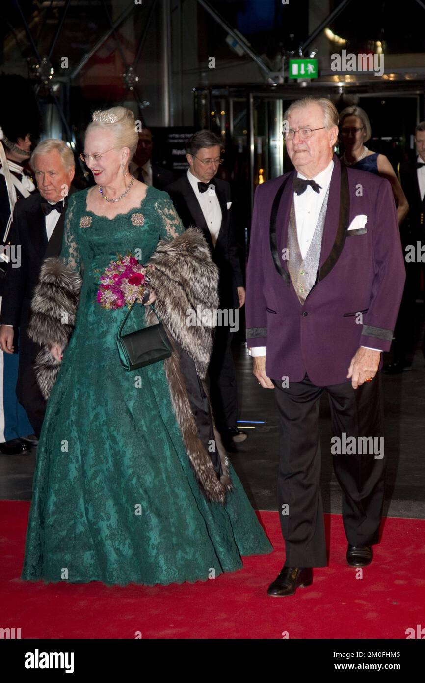 The Danish Royal family attend a gala concert Saturday January 14th ...