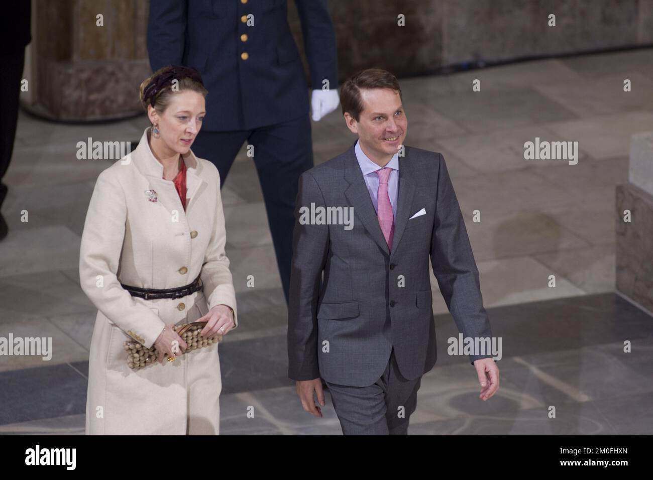 The Danish Royal Family takes part in a celebratory religious service ...