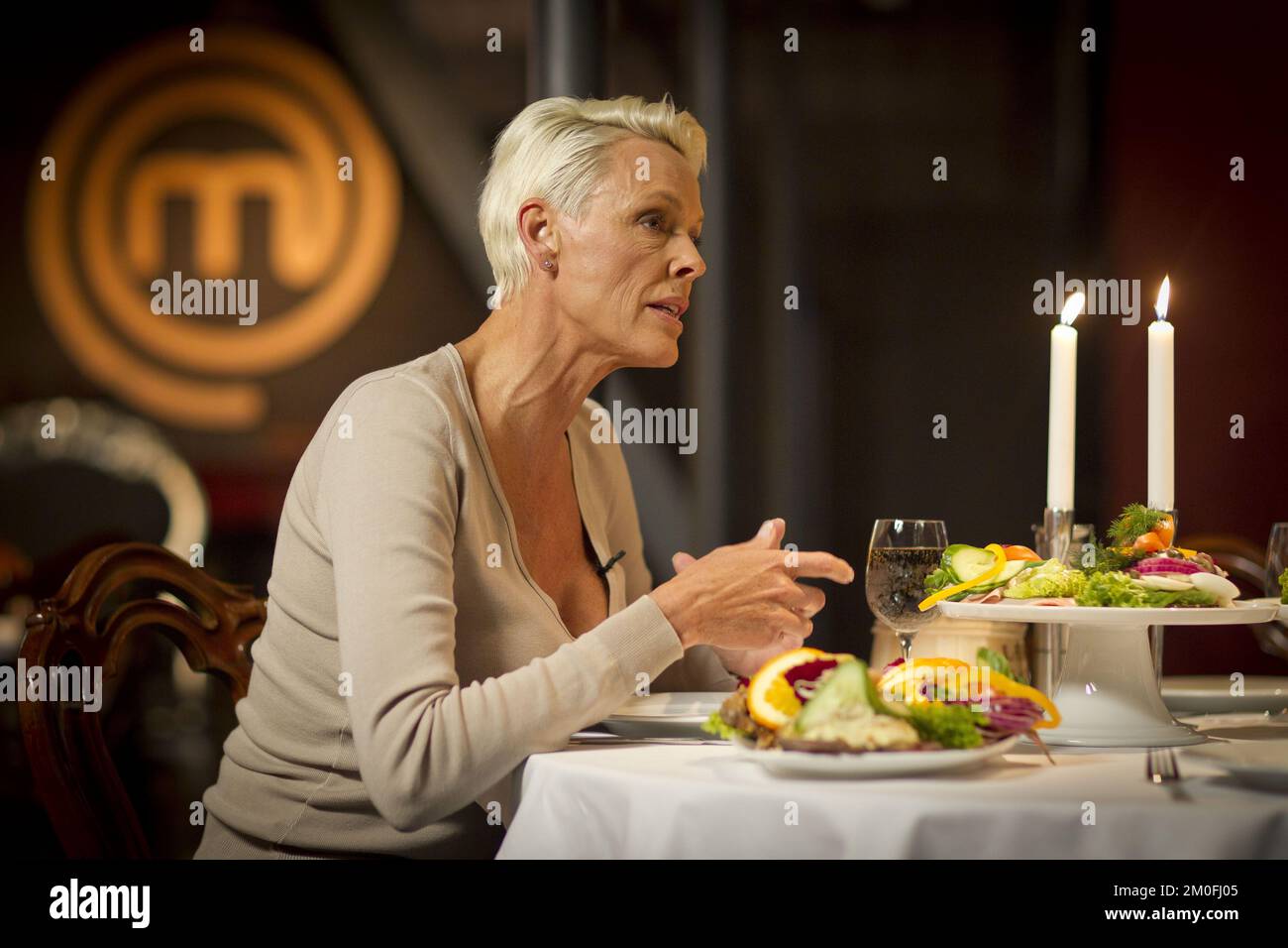 The Danish born actress Brigitte Nielsen participates in the Danish ...