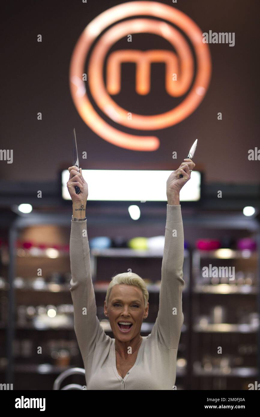 The Danish born actress Brigitte Nielsen participates in the Danish ...