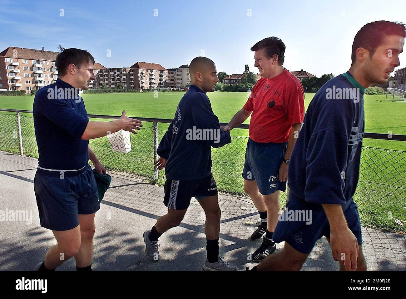 Morning Exercise with FCK. Coach Roy Hodgson is a man you greet. (Claus ...