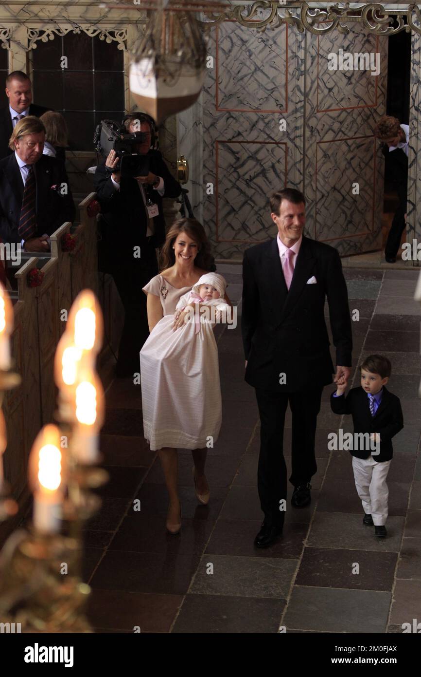 Prince Joachim and Princess Marie, arrive with Princess Athena, and ...