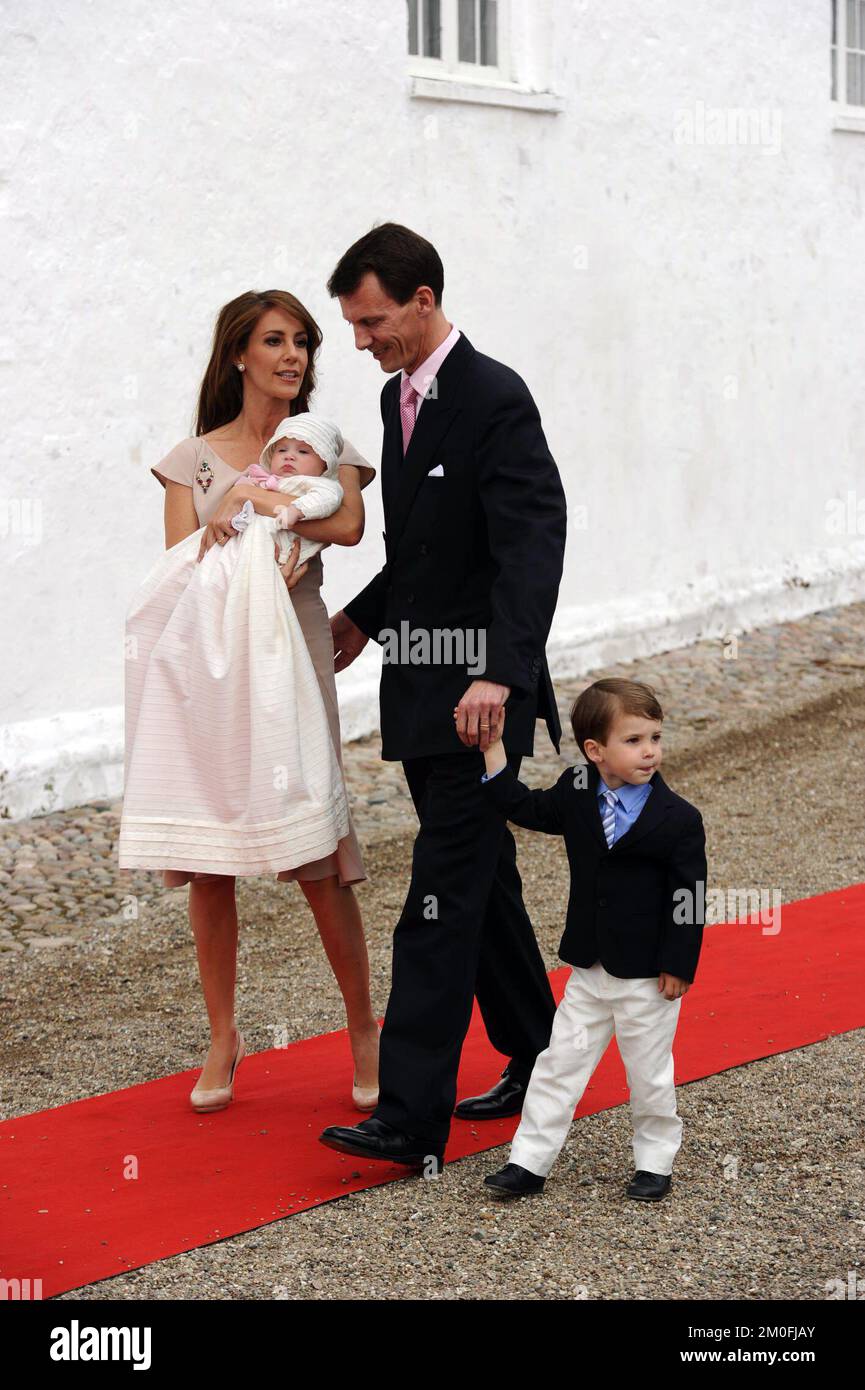 Prince Joachim and Princess Marie, arrive with Princess Athena, and ...